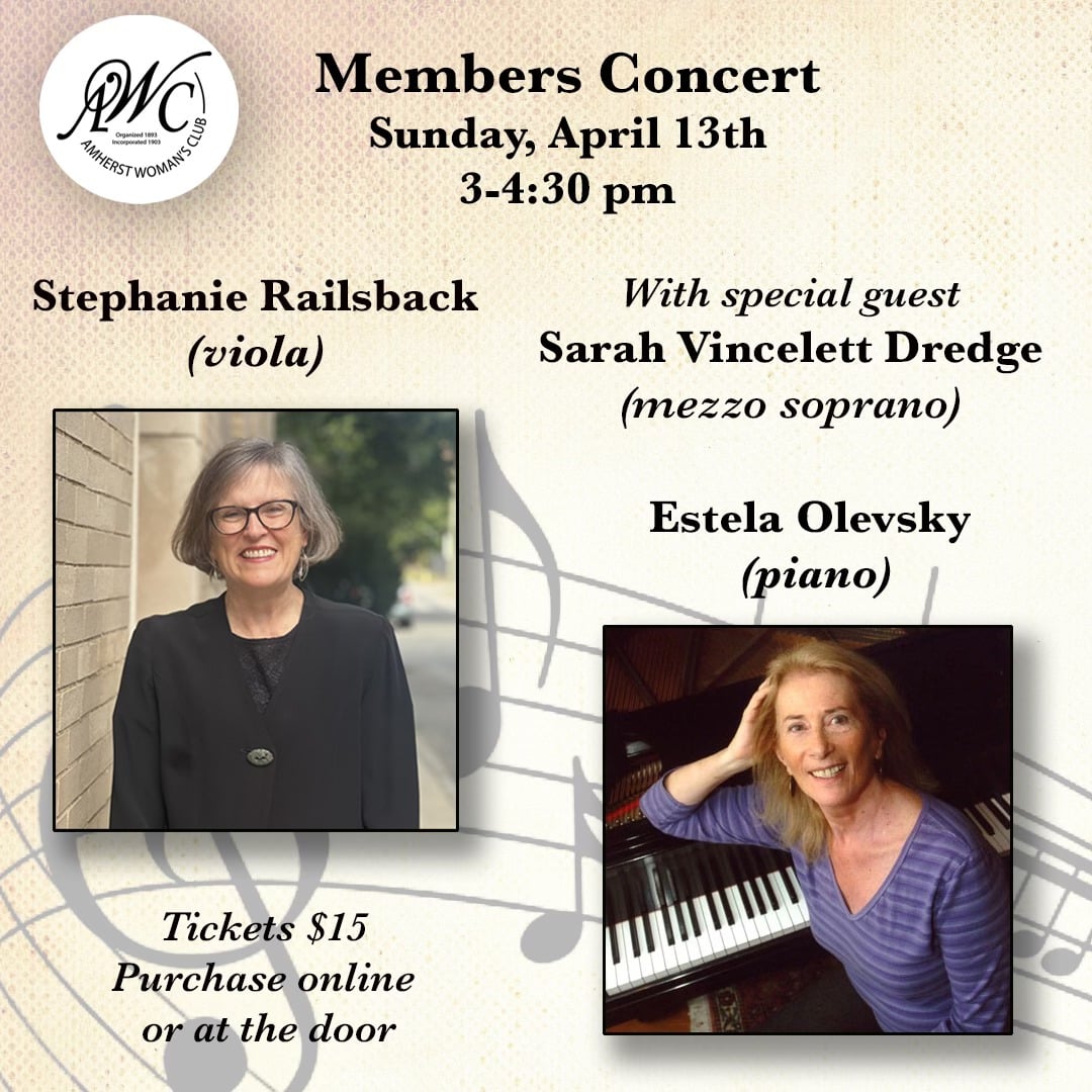 Chamber Music Concert: Olevsky & Railsback in Amherst - Amherst Now