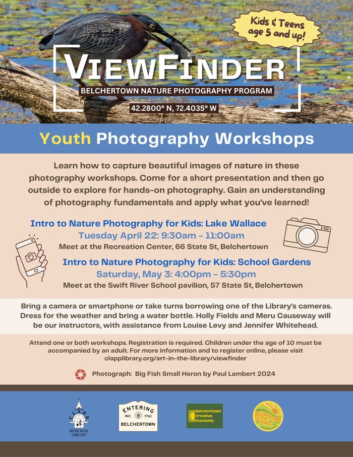 Nature Photography Workshop for Kids in Belchertown - Amherst Now