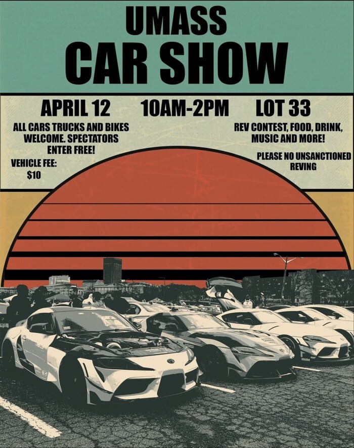 UMass 2025 Spring Car Show: April 12 - Amherst Now
