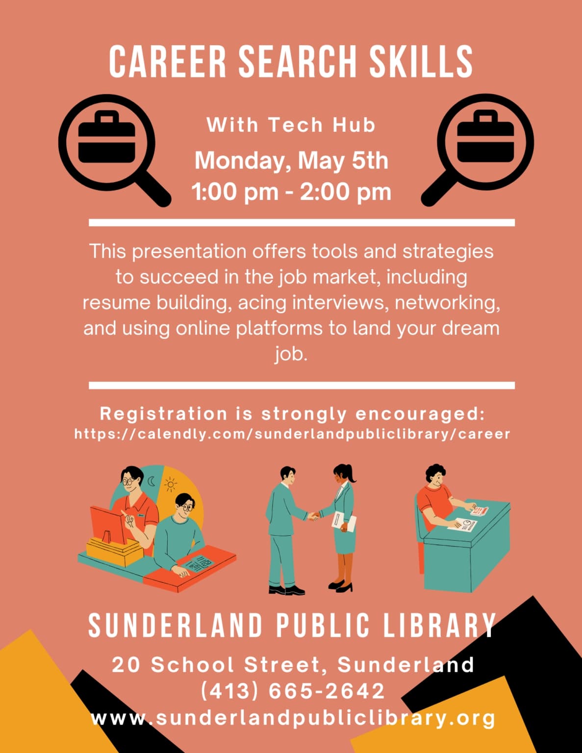 Career Search Skills Workshop at Sunderland Library - Amherst Now