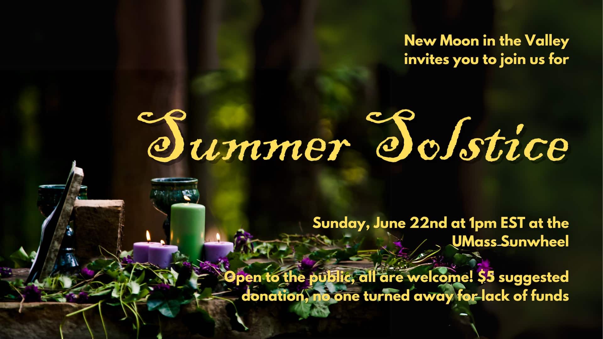 Summer Solstice Celebration at UMass Sunwheel - Amherst Now