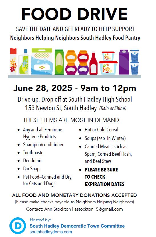 Food Drive for Neighbors Helping Neighbors - Amherst Now